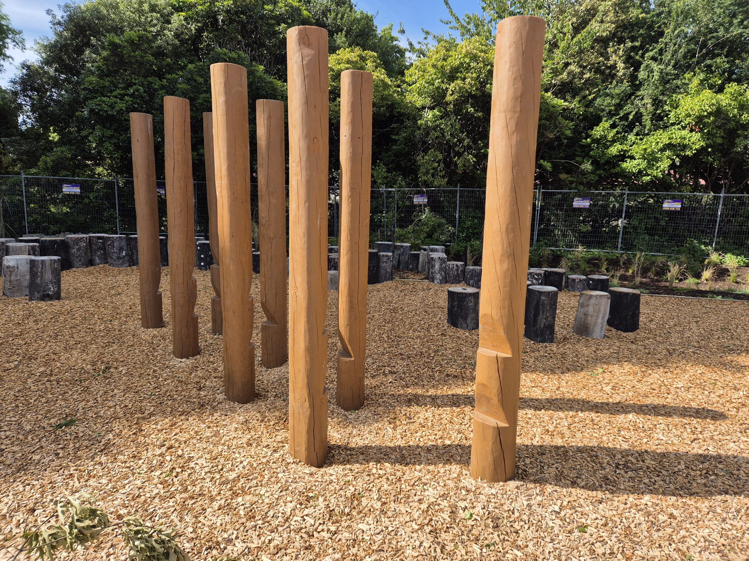 Wobbly Wood Stilts | Playground Centre